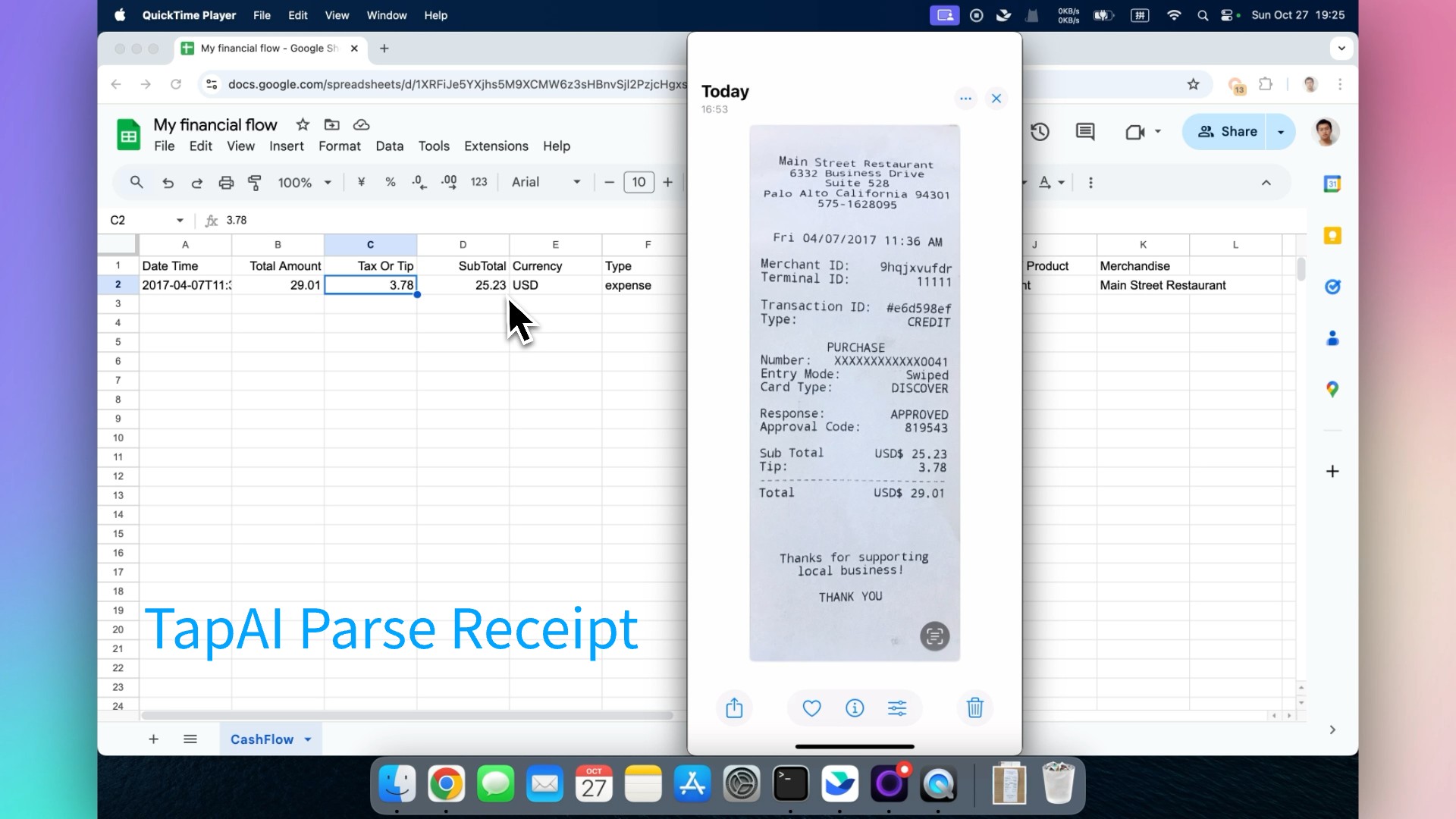 Exciting New Feature in TapAI: Receipt Data Extraction!
